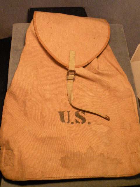 WWI UNUSUAL U.S. MARKED PACK - KNAPSACK? - MISC MILITARIA - U.S ...