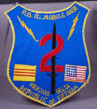 A Vietnam war era PBR Mobile Base Two patch - NAVY, COAST GUARD AND ...