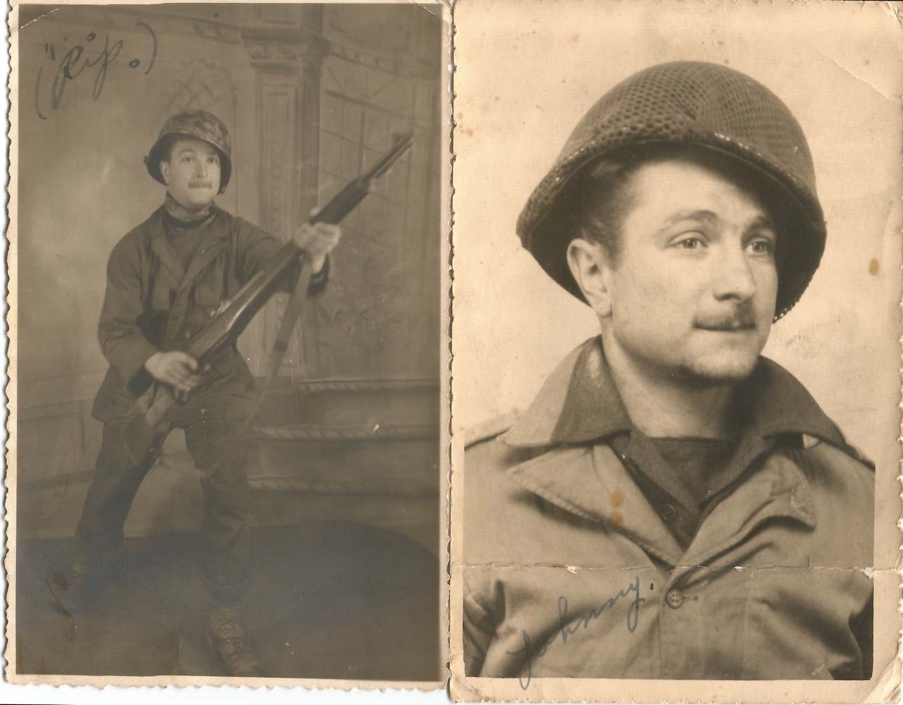 WWII Soldier portrait armed with M1 rifle - INDIVIDUAL & UNIT PORTRAITS ...