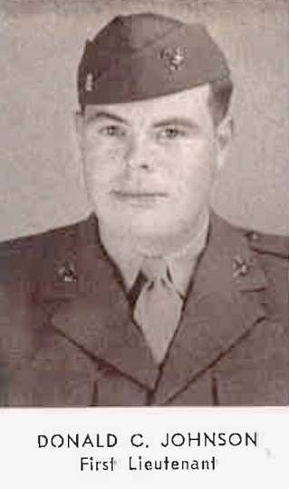 1stLt Donald C Johnson, USMC Weapons Co. 1/25 Iwo Jima Group - MEDALS ...