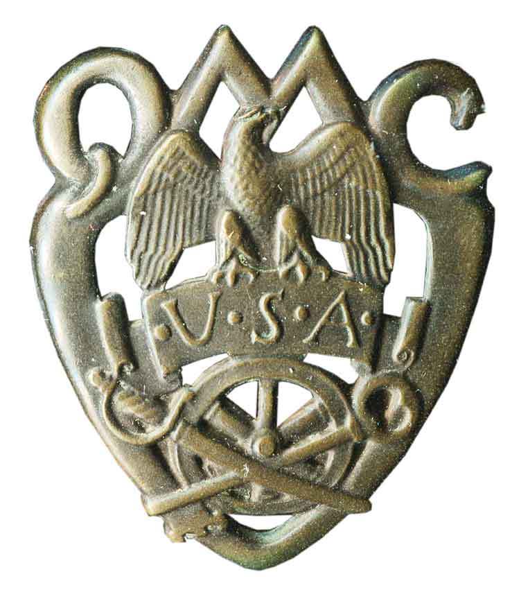 Large WW1 Quartermaster Colonel Collar Insignia - BRANCH OF SERVICE ...