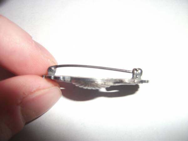 Pin back jump wings, WWII? No hallmark, solid construction. - WING ...