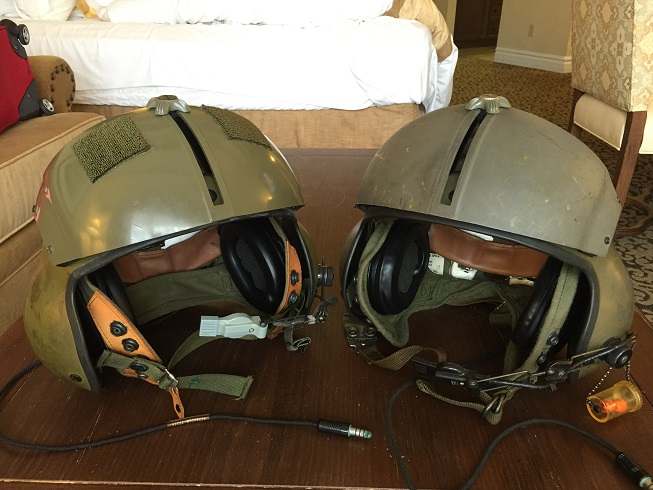 A pair of named SPH-4 flight helmets 55th Aviation Company - FLYING ...