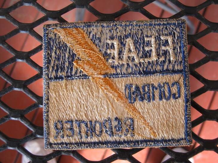 F.E.A.F. COMBAT REPORTER PATCH FAR EAST AIR FORCES - ARMY AND USAAF - U ...