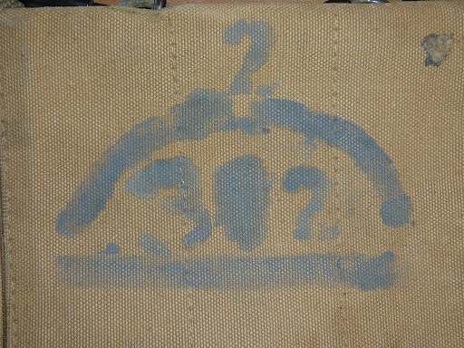 EARLY WW2 USMC DEPOT MAP CASE UNIS MARKED AND NAMED - FIELD & PERSONAL ...