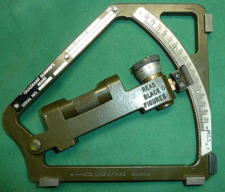 Gunner's Quadrant M1A1E1 - SN# 14 - Experimental? - MISSILES ...