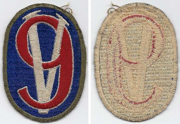 Show your division and non-division Gemsco patches - ARMY AND USAAF - U ...