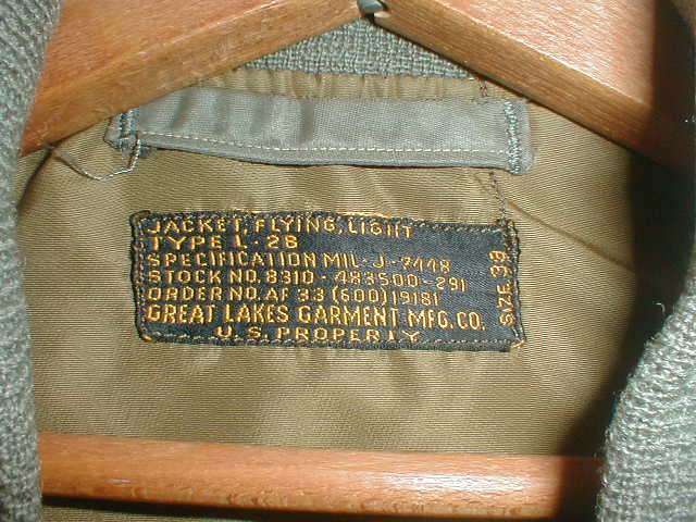 USAF Flight jackets - 1st models L-2B, N2-B - FLIGHT CLOTHING - U.S ...