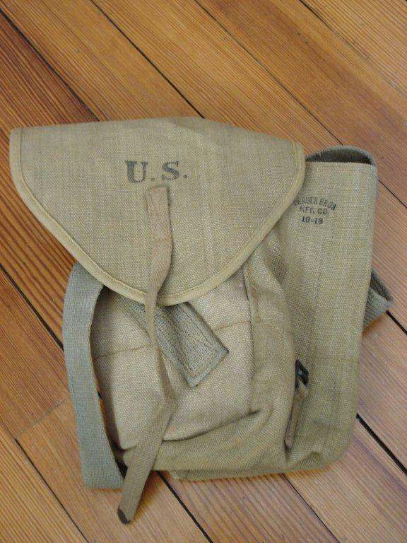 WWI Chauchat magazine Bag rare maker? - FIELD & PERSONAL GEAR SECTION ...