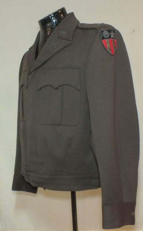 Bullion (right facing) Southeast Asia Command SSI on tunic - ARMY AND ...