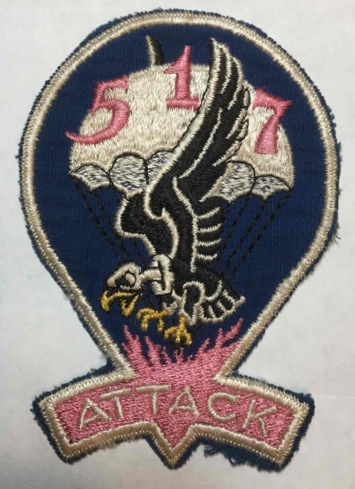 WWII 517th PIR Pocket Patch; Real vs Post War? - ARMY AND USAAF - U.S ...