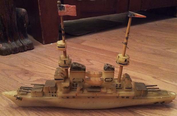 USS Marble Folk Art Battleship - MISC MILITARIA - U.S. Militaria Forum
