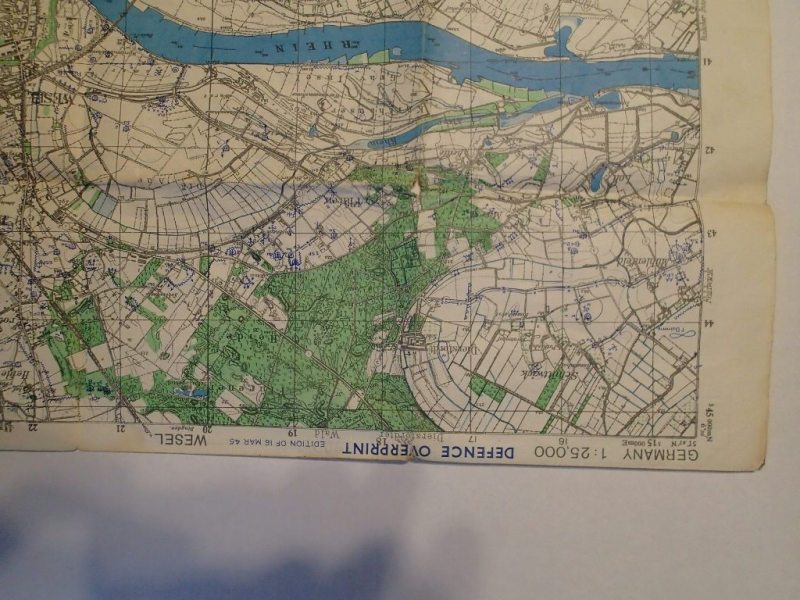 Important Operation Varsity Wesel Map (Defenses/Secret) - FIELD ...