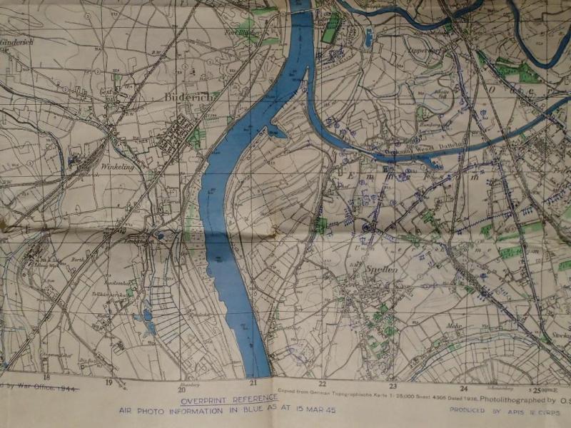 Important Operation Varsity Wesel Map (Defenses/Secret) - FIELD ...