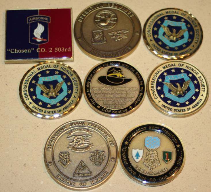 Medal of Honor Recipient Challenge Coins - UNOFFICIAL MILITARY AWARDS ...