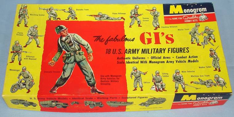 A Vintage Photo Of A Military Man Building A Vintage Model Kit ...