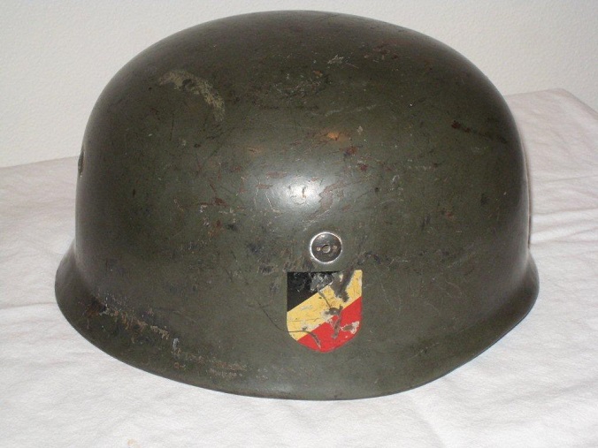 German Helmet from 82nd Airborne Minnesota Estate - SPOILS OF WAR - U.S ...
