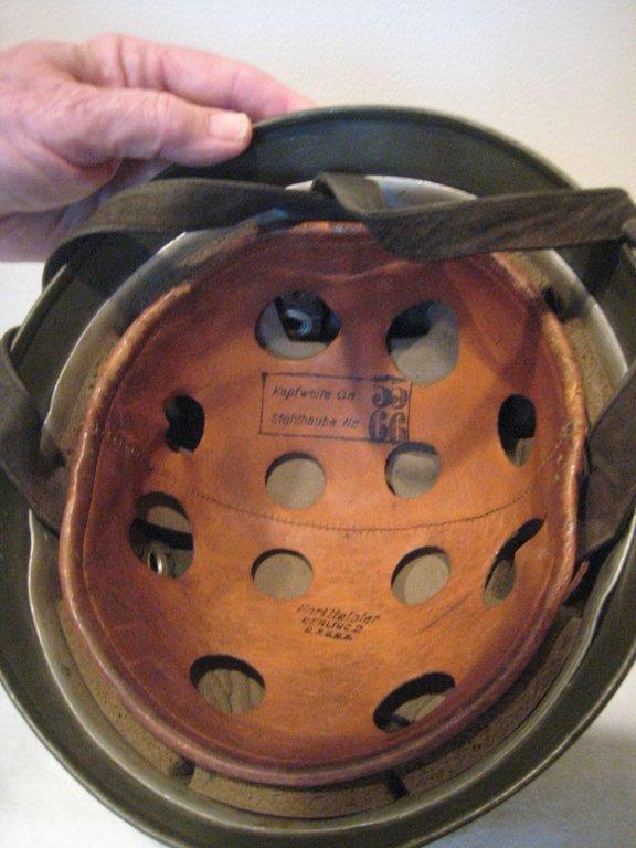 German Helmet from 82nd Airborne Minnesota Estate - SPOILS OF WAR - U.S ...