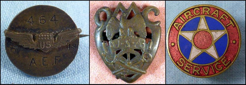 AEF Service Chevron Lapel Pins - Page 3 - LAPEL BUTTONS (DISCHARGE ...