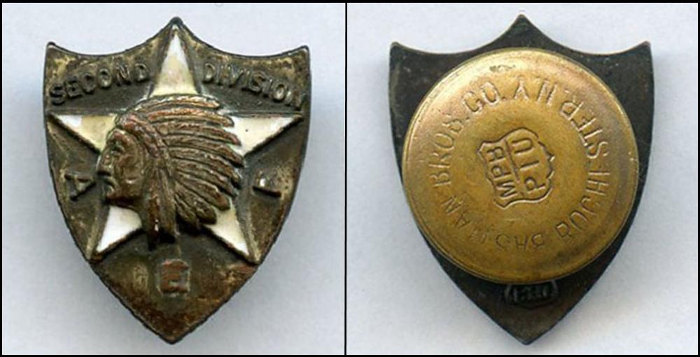 WW I 2nd Division Lapel Pins & Trench Art - (1917-1919) WORLD WAR ONE ...