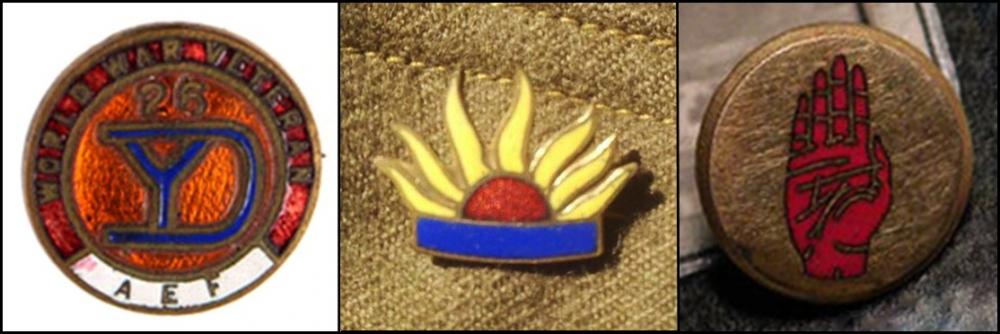 AEF Service Chevron Lapel Pins - Page 3 - LAPEL BUTTONS (DISCHARGE ...