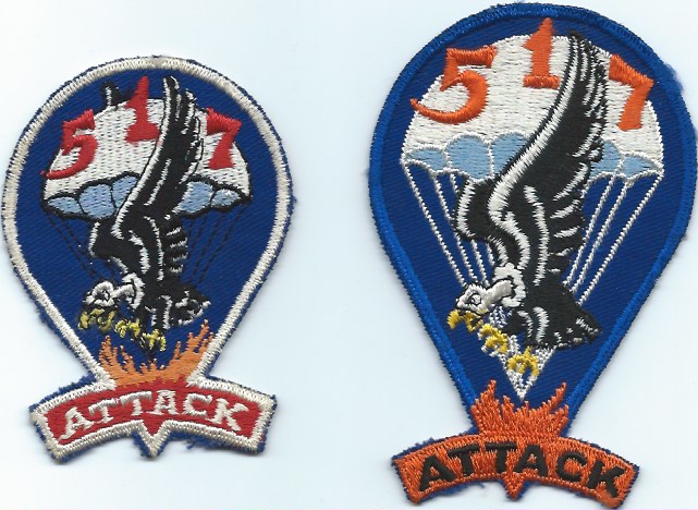 WWII 517th PIR Pocket Patch; Real vs Post War? - ARMY AND USAAF - U.S ...