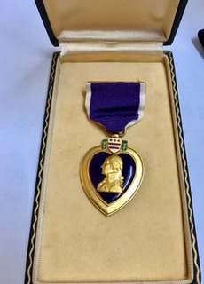 WW2 KIA MARINE PURPLE HEART CORP. HARRY VARNER, OKINAWA - MEDALS ...