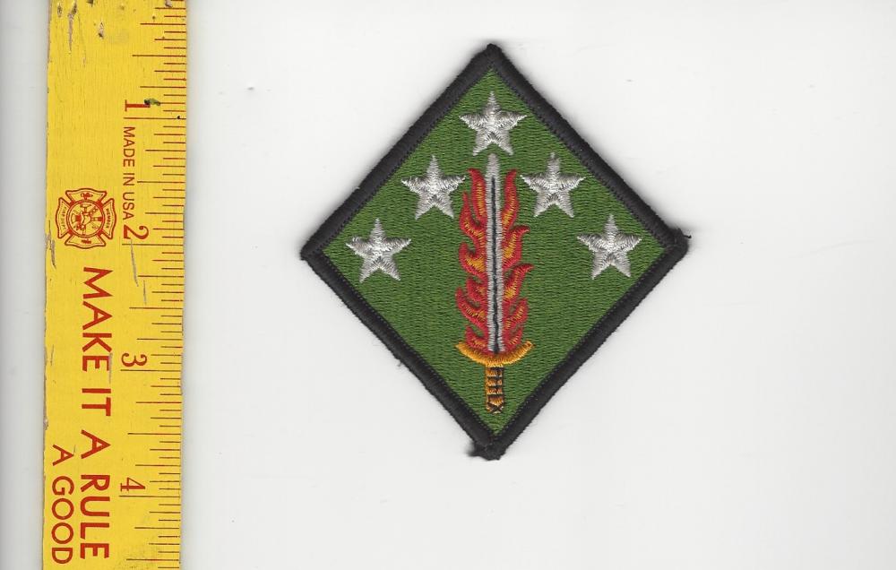 Flaming sword patch identify pls - ARMY AND USAAF - U.S. Militaria Forum