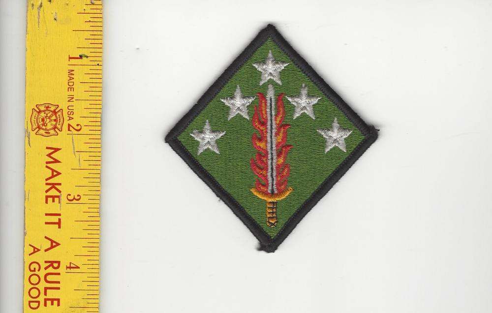 Flaming sword patch identify pls - ARMY AND USAAF - U.S. Militaria Forum