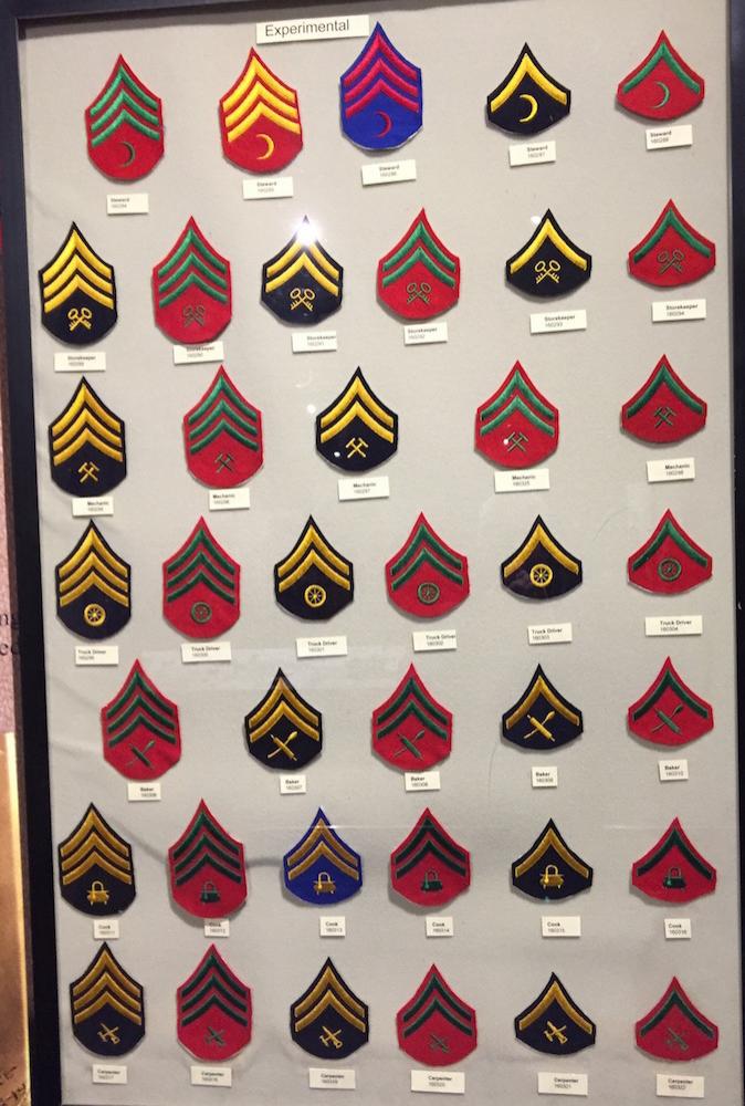 U.S. Quartermaster Museum Rank Displays - ARMY (INCLUDING USAAC/AAF ...