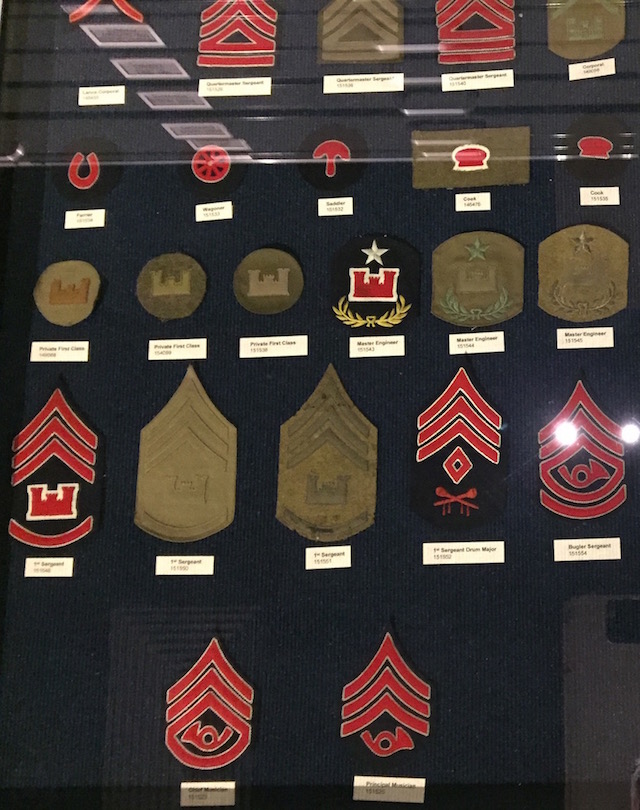 U.S. Quartermaster Museum Rank Displays - ARMY (INCLUDING USAAC/AAF ...