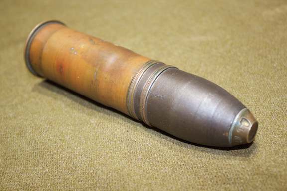 1917 WW1 US/ FRENCH Used 37mm Hotchkiss Shell - FIREARMS - U.S ...