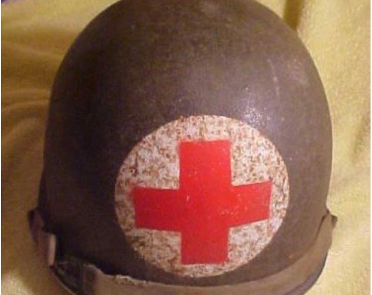 Ebay medic helmet - CHAPLAIN & MEDIC HELMETS - U.S. Militaria Forum