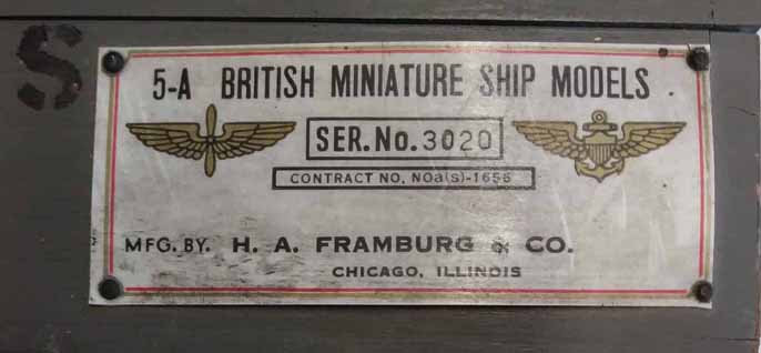 3 cased sets of ship identification models - MILITARY SHIPS AND VESSELS ...