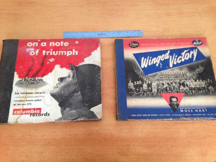2 WWII 78rpm albums (Free) - EPHEMERA, PHOTOGRAPHS & MILITARY ARTWORK ...