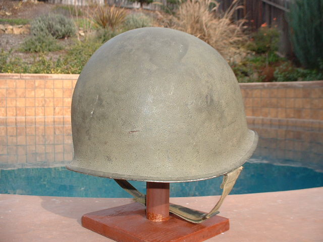 Captain Baird US Army Fixed bail Helmet - M-1; M-1C & M-2 HELMETS - U.S ...