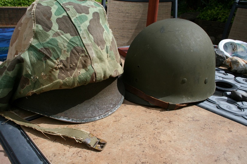 Salty USMC Covered Helmet - M-1; M-1C & M-2 HELMETS - U.S. Militaria Forum