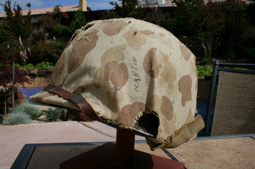 Salty USMC Covered Helmet - M-1; M-1C & M-2 HELMETS - U.S. Militaria Forum