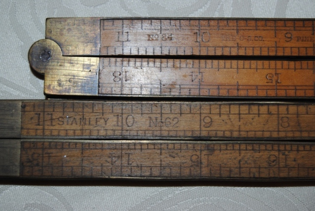 1906 to 1910 Folding Rulers for Army Use in Intrenching - FIELD ...