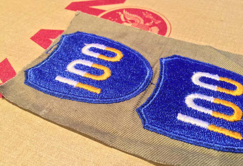 100th Infantry Division Patches - Uncut - ARMY AND USAAF - U.S ...