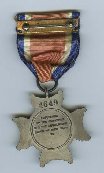 NY Conspicuous Service Cross - MEDALS & DECORATIONS - U.S. Militaria Forum