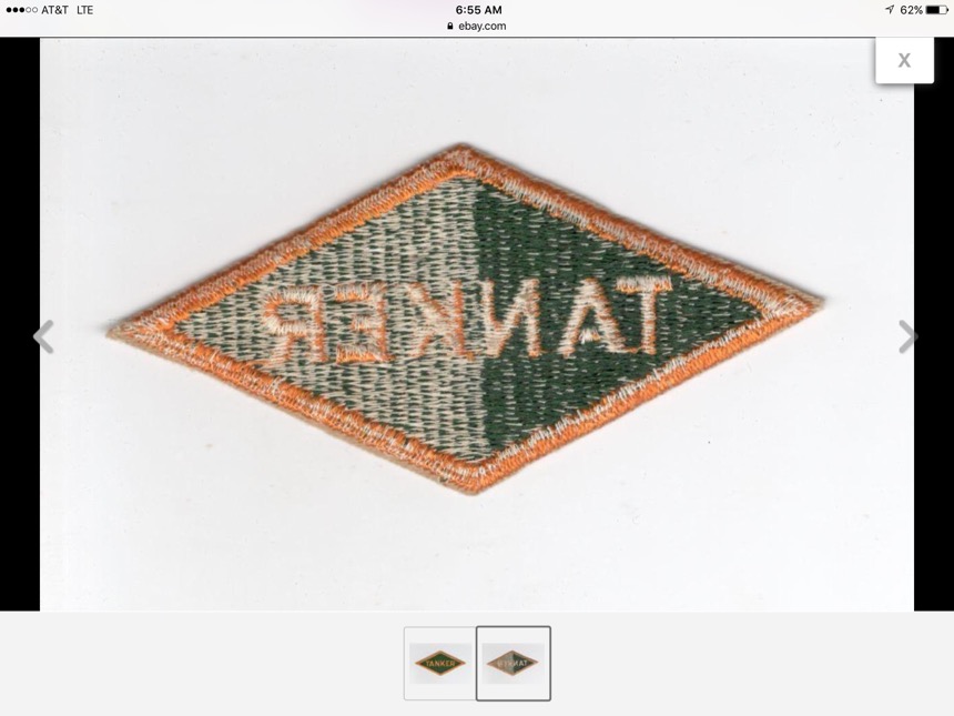 WW2 Tanker Patches - ARMY AND USAAF - U.S. Militaria Forum