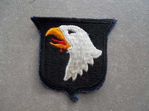 101st airborne patch - ARMY AND USAAF - U.S. Militaria Forum