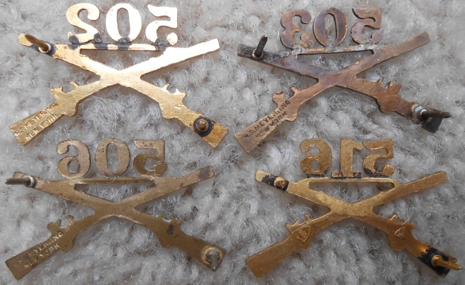 Airborne Numbered Collar Brass - BRANCH OF SERVICE COLLAR BRASS - U.S ...