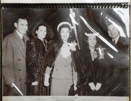 March 13, 1943 Liberty Ship SS Lucy Stone photographic christening ...