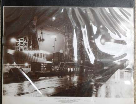 March 13, 1943 Liberty Ship SS Lucy Stone photographic christening ...
