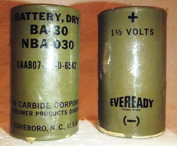 Military Contract Batteries - FIELD & PERSONAL GEAR SECTION - U.S ...