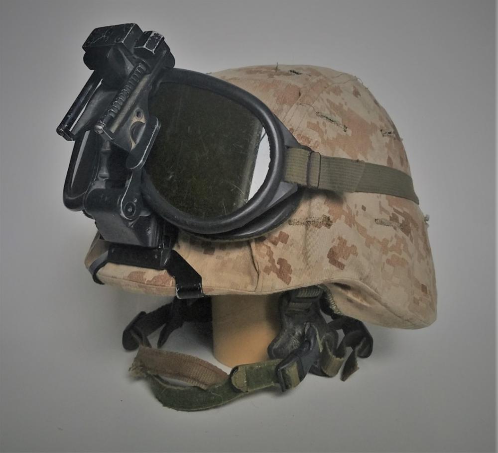 Salty USMC LWH Worn in Iraq - MODERN COMPOSITE HELMETS - U.S. Militaria ...
