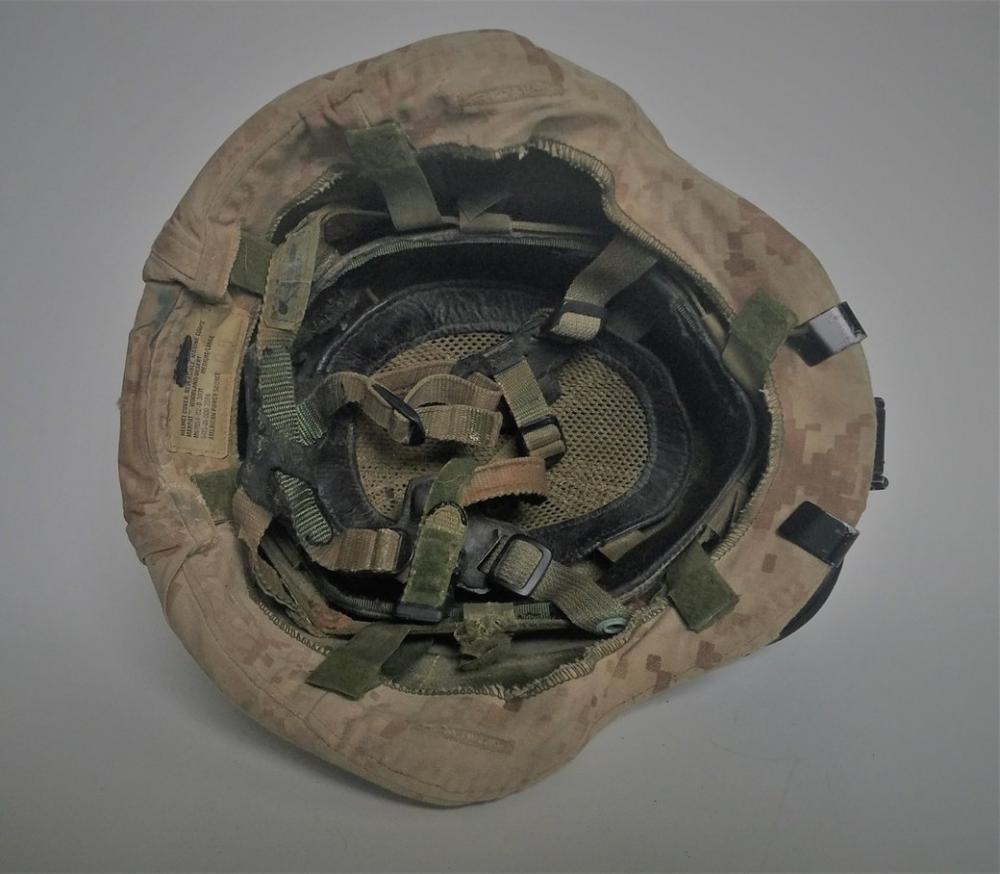 Salty USMC LWH Worn in Iraq - MODERN COMPOSITE HELMETS - U.S. Militaria ...