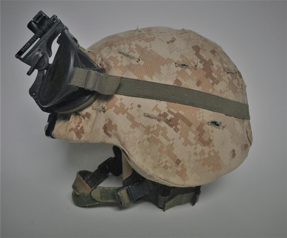 Salty USMC LWH Worn in Iraq - MODERN COMPOSITE HELMETS - U.S. Militaria ...